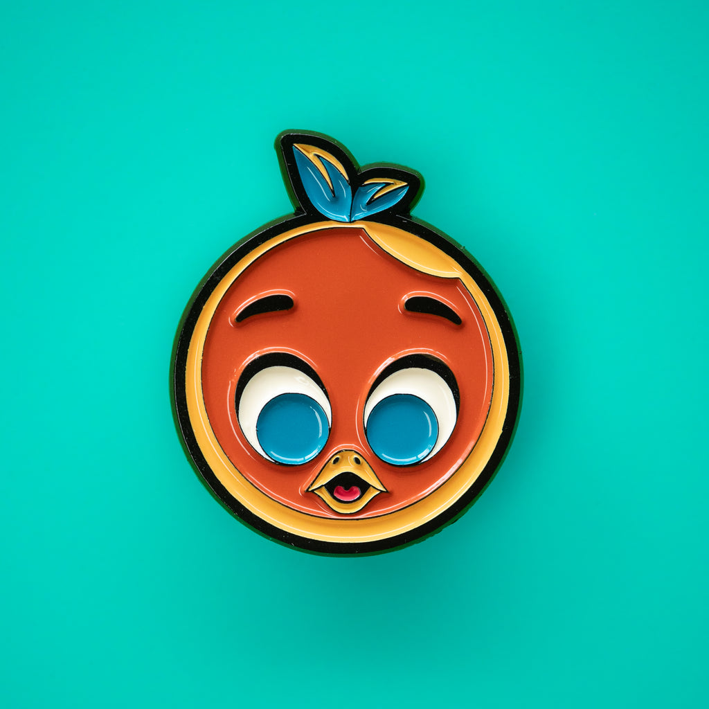 ORANGE BIRD PIN – GeekPins